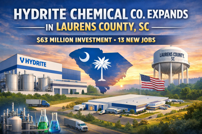 Hydrite Chemical Co. Announces $63 Million Expansion in South Carolina ...