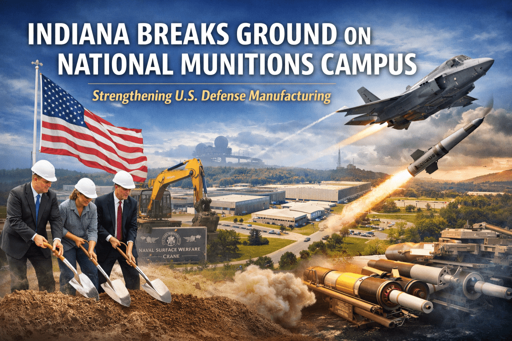 Indiana Breaks Ground on National Munitions Campus to Strengthen U.S ...