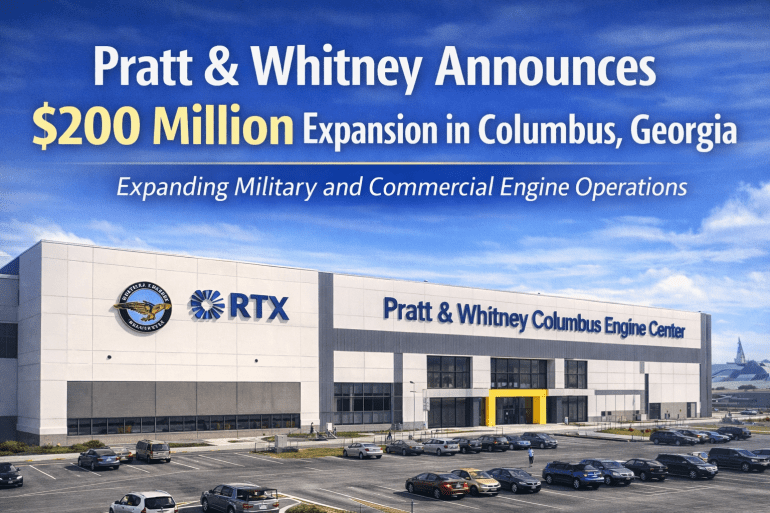 Pratt & Whitney Announces $200M Expansion in Columbus, Georgia ...