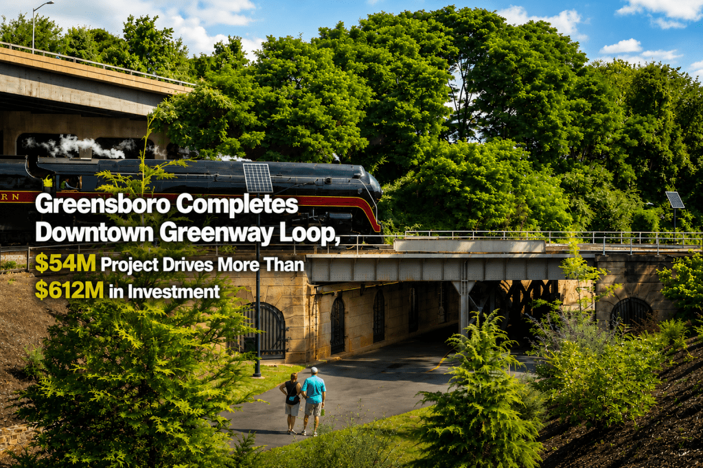 Greensboro Completes Downtown Greenway Loop, $54M Project Drives More ...