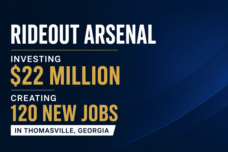Rideout Arsenal to Invest $22M, Create 120 New Jobs in Thomas County ...